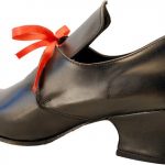 The Anna, a Colonial black-smooth shoe | Fugawee