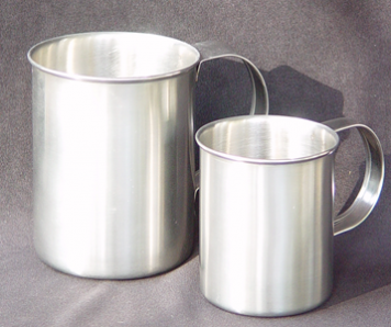 Stainless steel large cup. Heavy gauge. | Fugawee