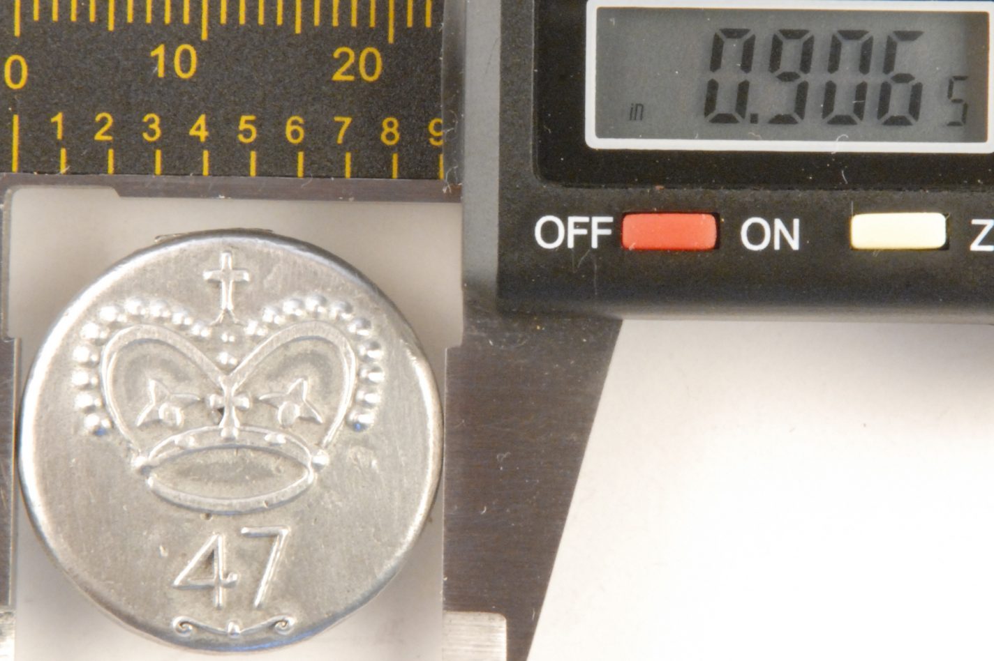 47th Officers Pewter Button 7/8", 153 | Fugawee