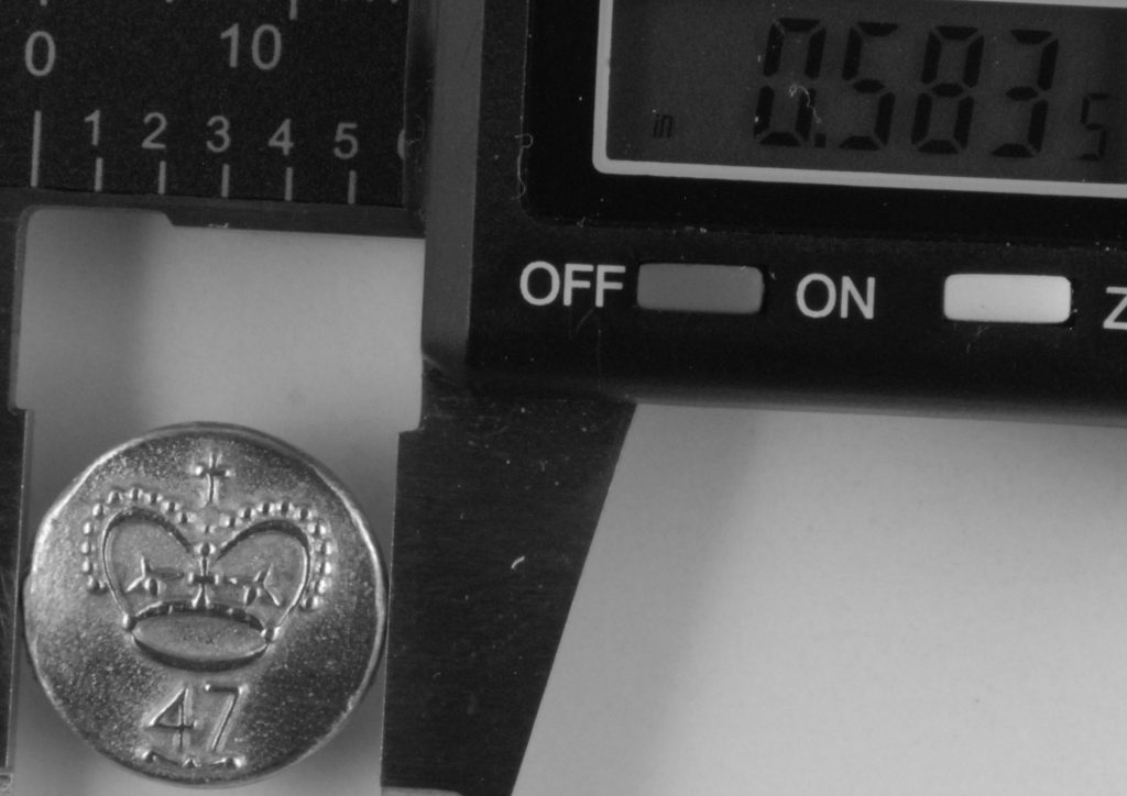 47th Officers Pewter Button 5/8", 155 | Fugawee