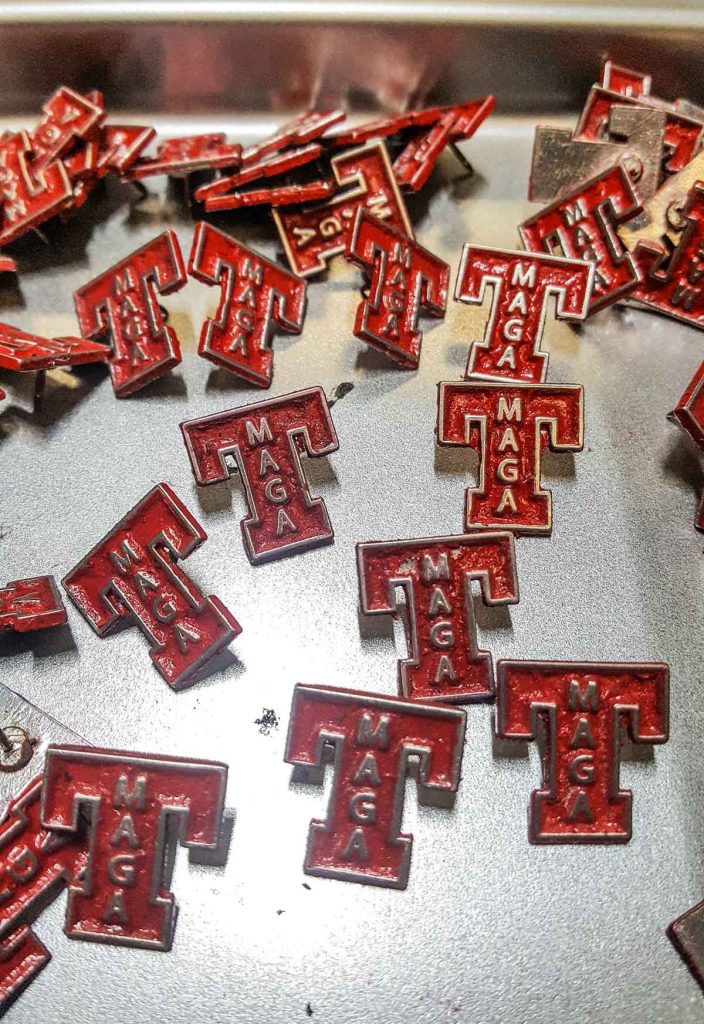 Big T MAGA pins made in the USA | Fugawee